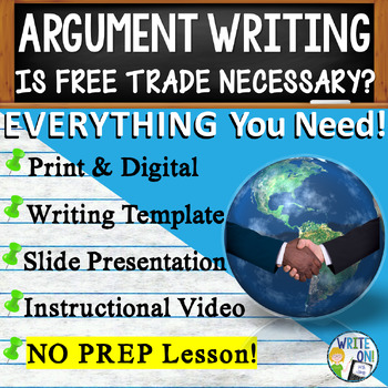 Argumentative Writing Prompt - Graphic Organizer, Template, Rubric ...