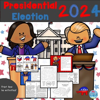 Presidential Election - 2024 U.S. Election Mini Unit - Harris and Trump ...