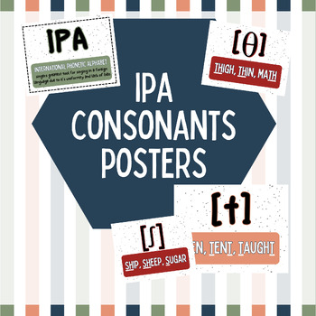 IPA Consonants Posters for Choir | TeachShare