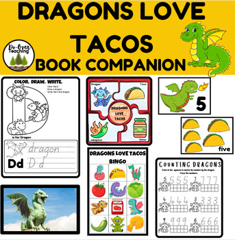 Dragons Love Tacos Book Companion Preschool & Kindergarten Curriculum ...