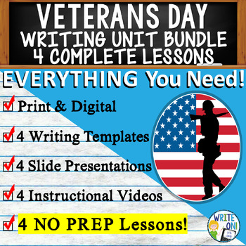 Veterans Day Writing Prompts - Veterans Day Activities, Veterans Day ...