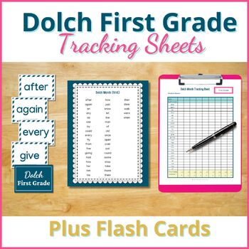 Dolch Sight Word Checklist, Sight Words Flash Cards (First Grade ...