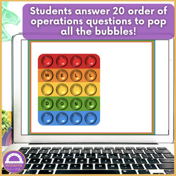Order of Operations Math Digital Activity | Pop Game | TeachShare