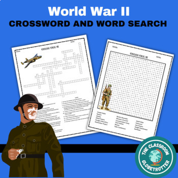 World War II - U.S. and World History Crossword Puzzle and Word Search ...