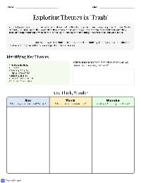 Exploring Themes in 'Trash' — Literature | TeachShare