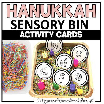 Sensory Bin Activity Cards for Hanukkah | TeachShare