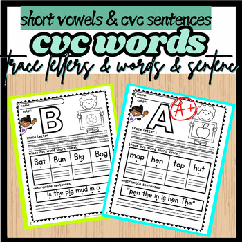 spell it write it cvc words short vowels practise printables | TeachShare