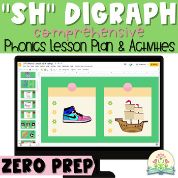 SH | Consonant Digraphs Worksheets & Digital Phonics Lesson| No-Prep ...