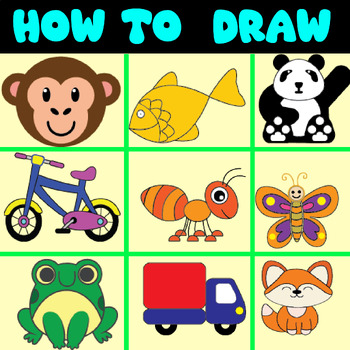 How To Draw- Simple &Easy Step by step drawing-Activity for Pre-K ...