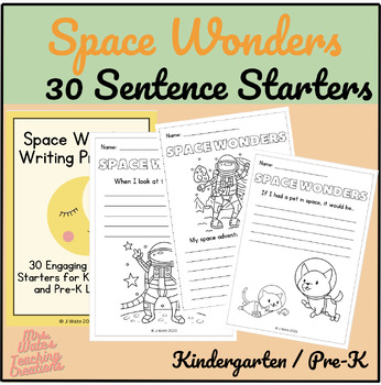 Engaging Space Themed Sentence Starters for Writing Task Centers ...