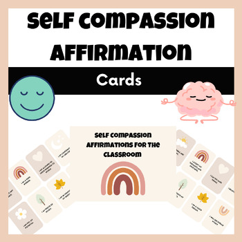 Calming Corner Printable - Self Compassion Affirmation Cards | TeachShare