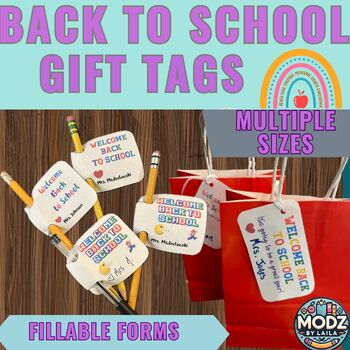 Welcome Back to School Gift Tags First Day of School Tags Welcome Tags ...
