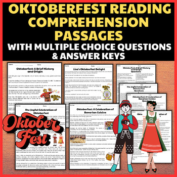 Oktoberfest Reading Comprehension Passages|Multiple Choice Questions ...