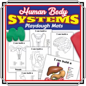 HUMAN BODY SYSTEMS PLAY DOH MATS - Fun & Educational Play Doh ...