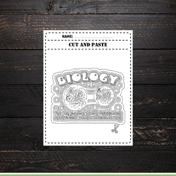 Printable Biology Cut And Paste worksheets - Fun Science Craft ...