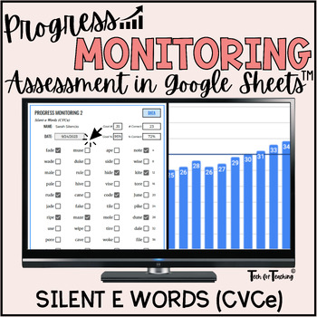 Phonics Assessment for Decodable Word Progress Monitoring - Silent E ...