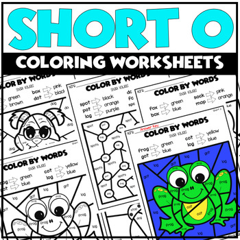 Phonics Sight Word Coloring Worksheets SHORT o | TeachShare