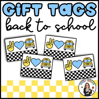 Back to School Freebie | Meet the Teacher Gift Tags | Retro & Preppy ...