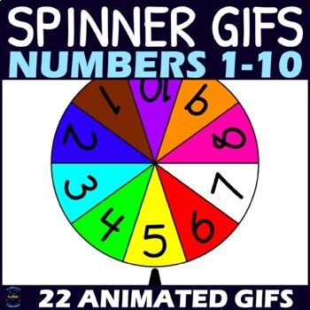 Animated GIF Spinners Clipart – Numbers 1-10 | TeachShare