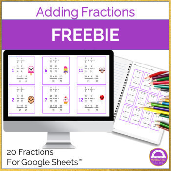 FREEBIE Adding Fractions with unlike Denominators Scavenger Hunt ...
