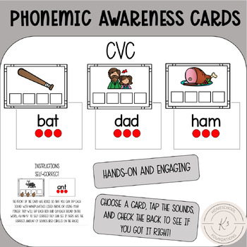 Phonemic Awareness Cards CVC | TeachShare
