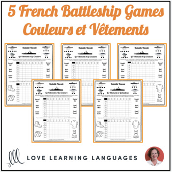 French Colors and Clothes Battleship Games - Bataille Navale | TeachShare