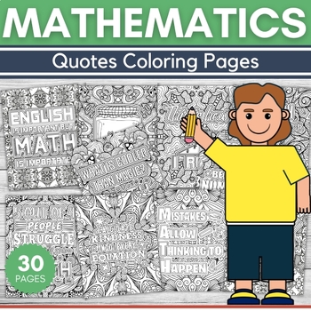 Printable Mathematics Quotes Coloring Pages - Fun Math Science ...