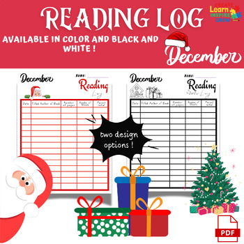 Decembre Reading Log: Track & Celebrate Student Reading Progress ...