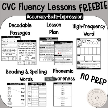 CVC Fluency Lesson Freebie | TeachShare