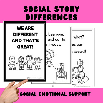 Social Story Differences -Social Emotional Support for Early Learners ...