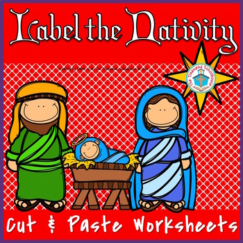 Label the Christmas Nativity Cut & Paste | TeachShare