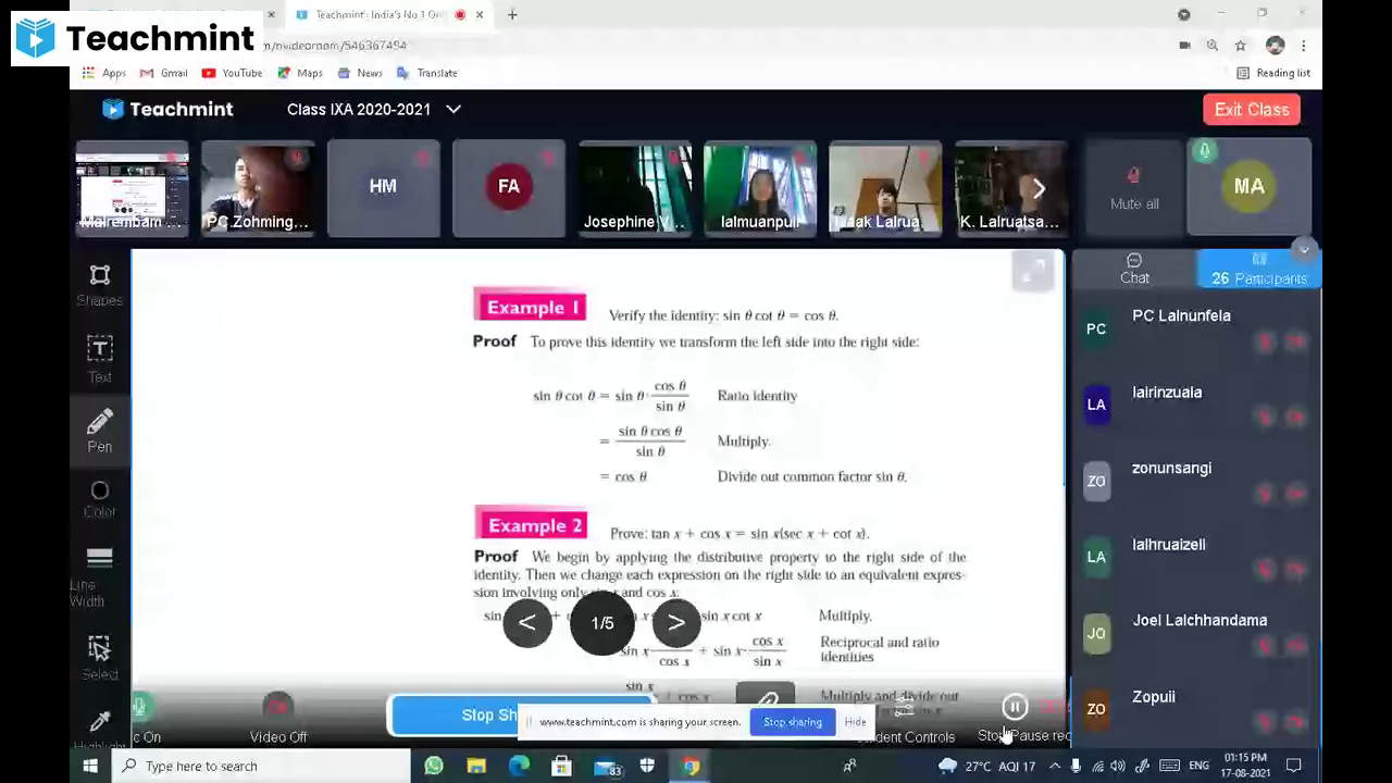None - Maths - Class Recording - Teachmint
