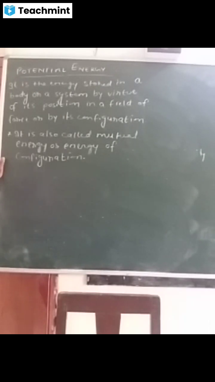 Conservative forces - Physics - Class Recording - Teachmint