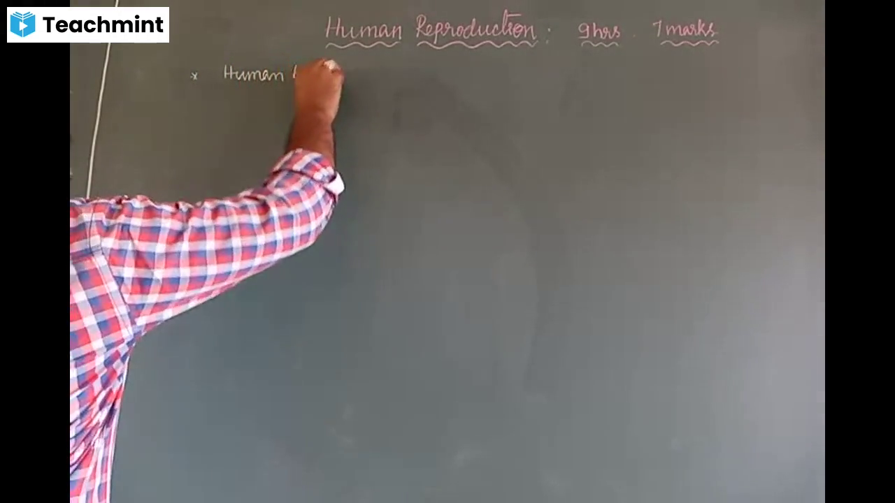 Human Reproduction Part-1 - Biology - Class Recording - Teachmint