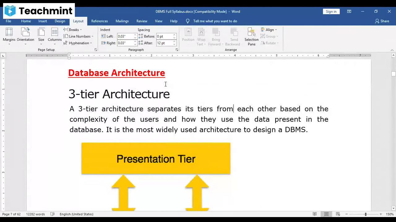 Part 3 3 Tier Architecture Dbms Class Recording Teachmint 1541