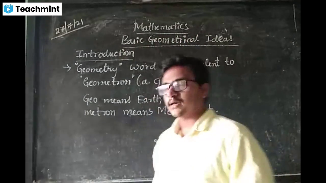 Basic Geometrical Ideas Part1 - Maths - Class Recording - Teachmint
