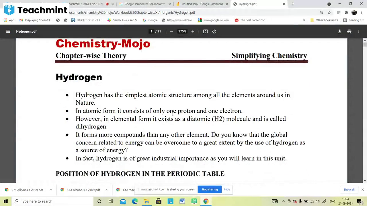 None - Chemistry - Class Recording - Teachmint