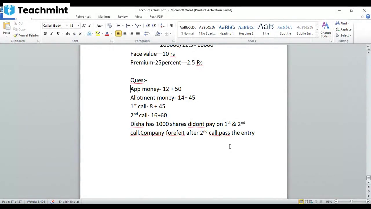 Lecture 2021-07-30 - Accountancy - Class Recording - Teachmint
