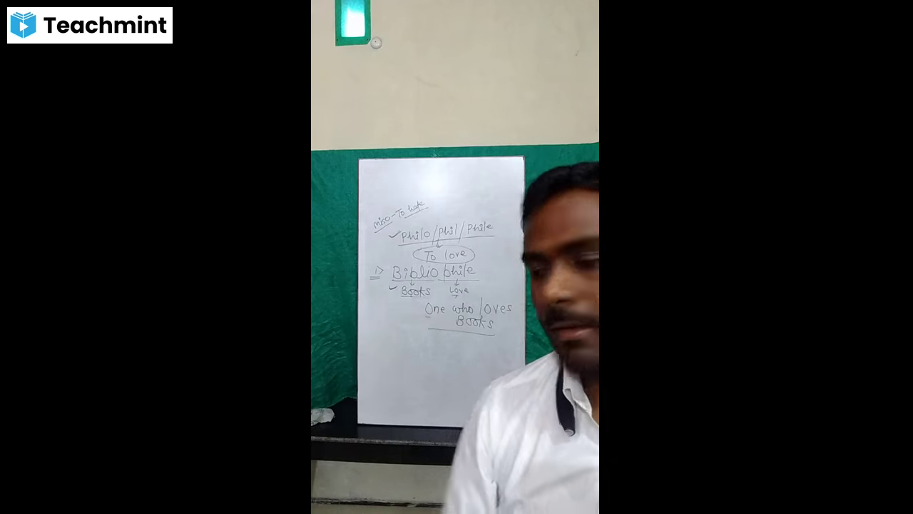 Root Word 'Phile/philo- Love' - English Grammar - Class Recording ...