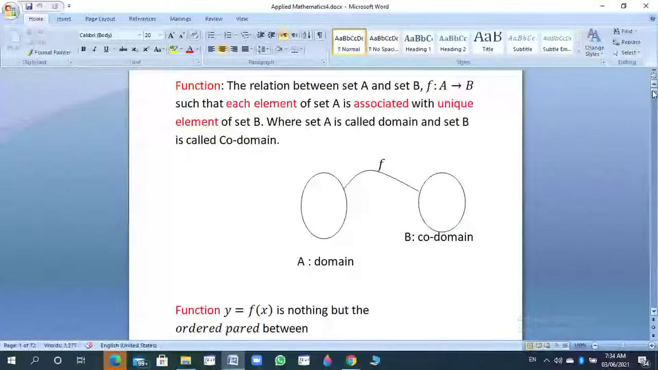 Lecture 2021-06-03 - Applied Mathematics - Class Recording - Teachmint