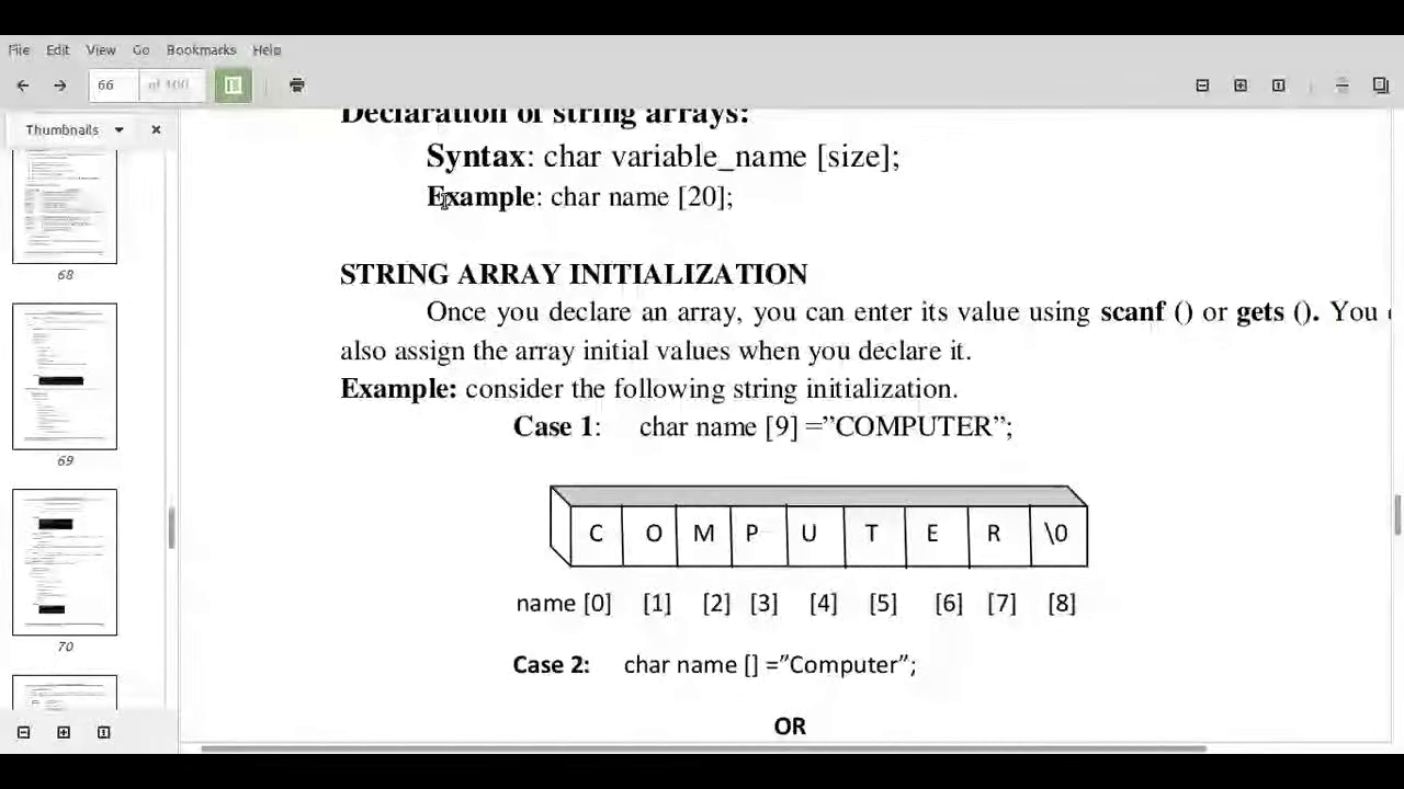 C Strings C And Data Structure Class Recording Teachmint 9028