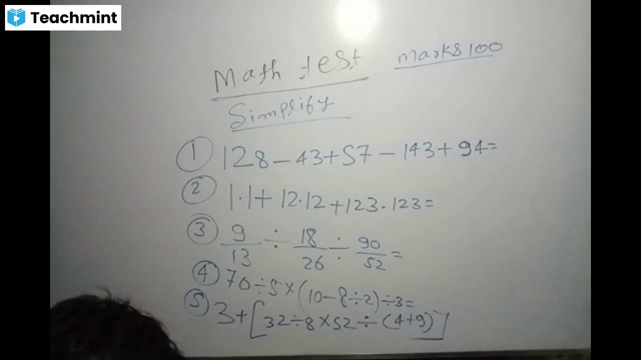 None - Math - Class Recording - Teachmint