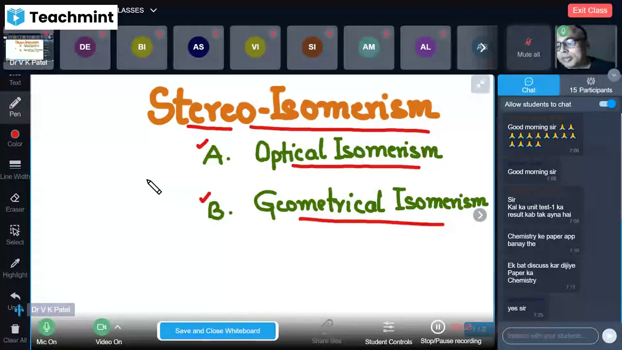 Formula For Optical Isomer - Chemistry - Class Recording - Teachmint