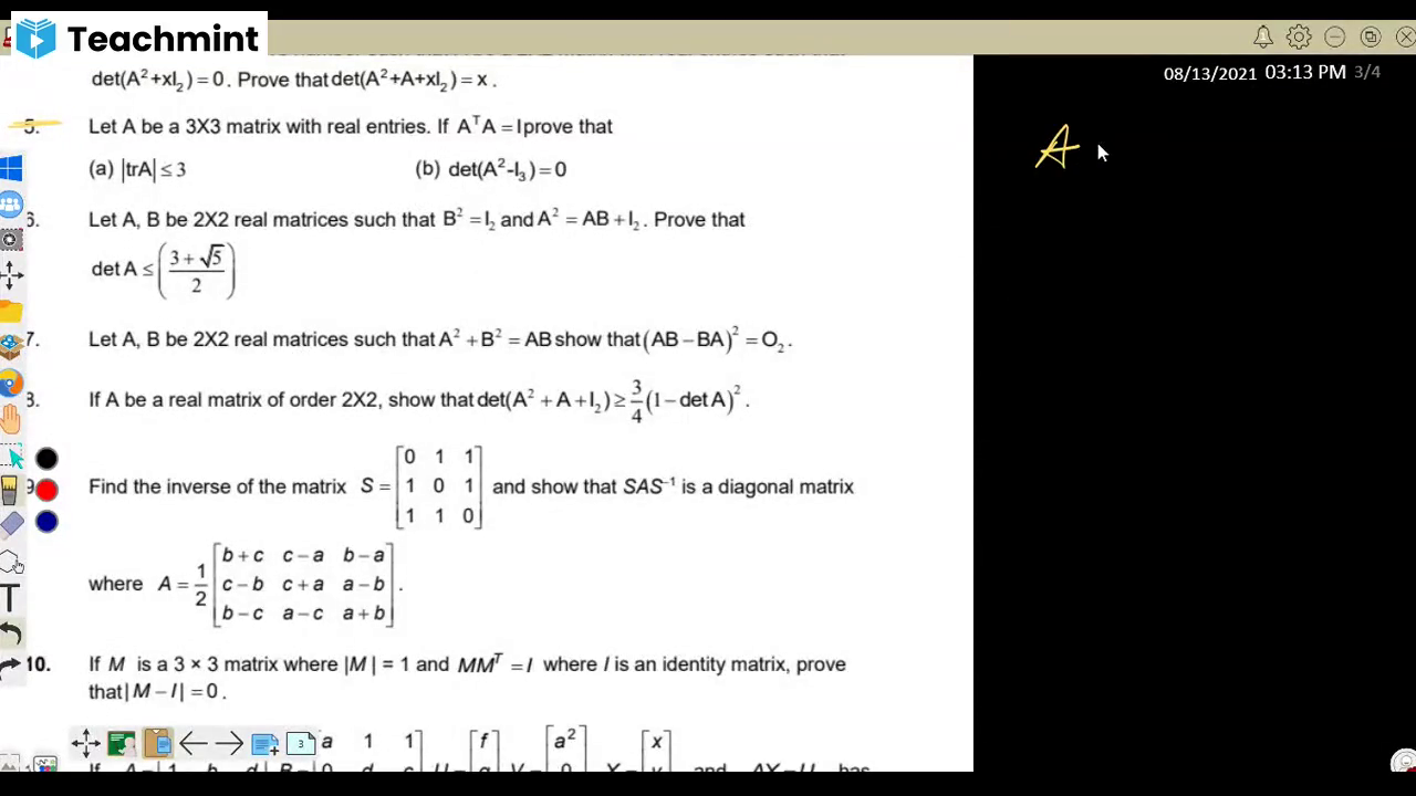 Lecture 2021-08-13 - Mathematics - Class Recording - Teachmint