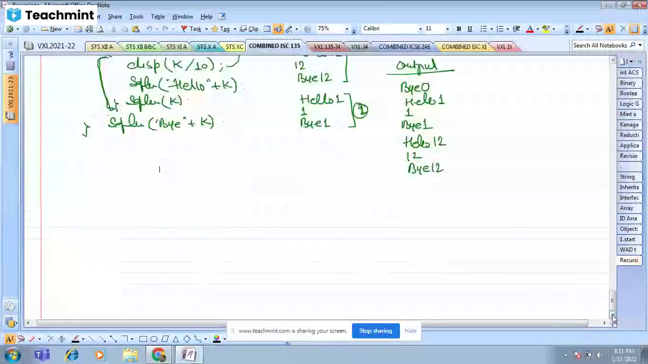 Notes On Class As Basis Of Computation Computer Applications Notes