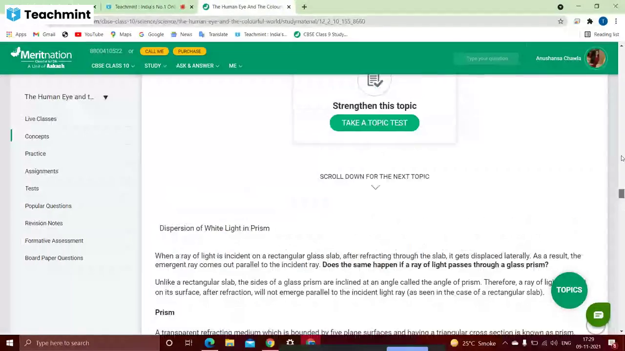 Lecture 2021-11-09 - Maths And Science - Class Recording - Teachmint