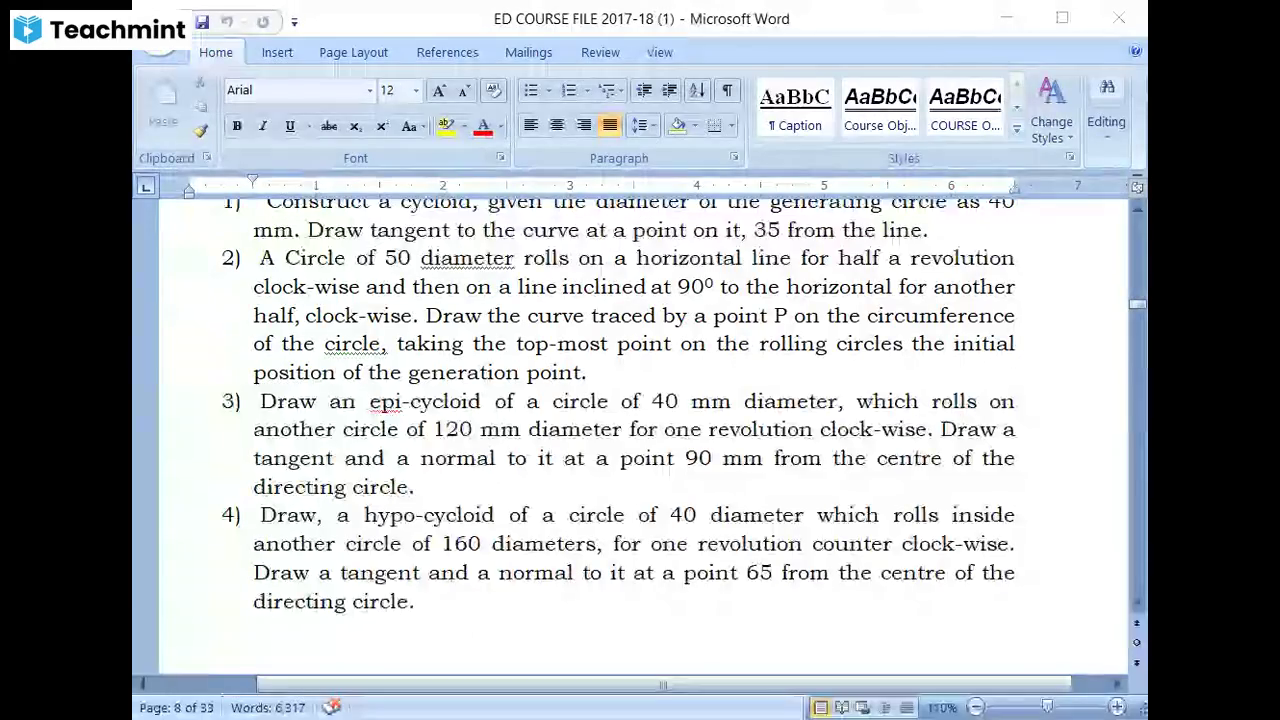 Lecture 2022-01-24 - Engineering Graphics - Class Recording - Teachmint