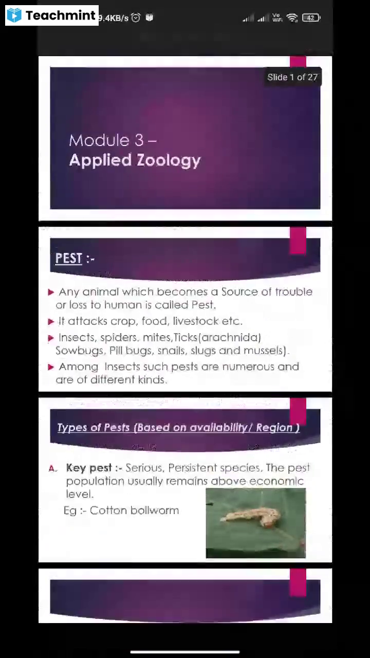 Lecture 2021-11-06 - Zoology - Class Recording - Teachmint