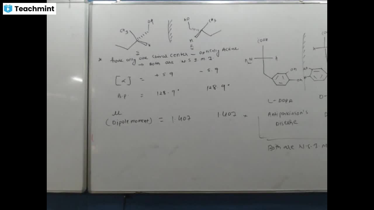 stereochemistry 11 - STERIOCHEMISTRY - Class Recording - Teachmint
