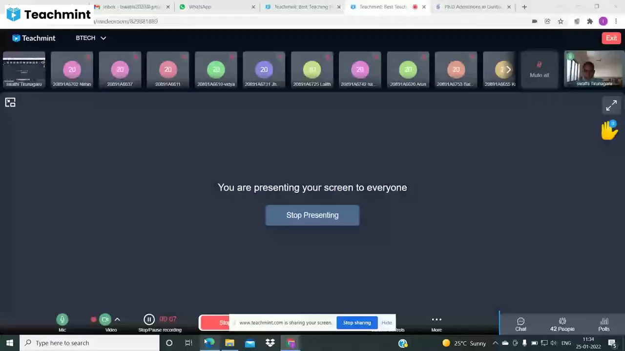 Lecture 2022-01-25 - COA - Class Recording - Teachmint